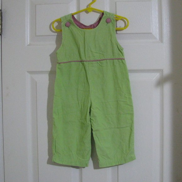 Kitty Casey | Bottoms | Kitty Casey Green Girls Corduroy Overalls Size ...
